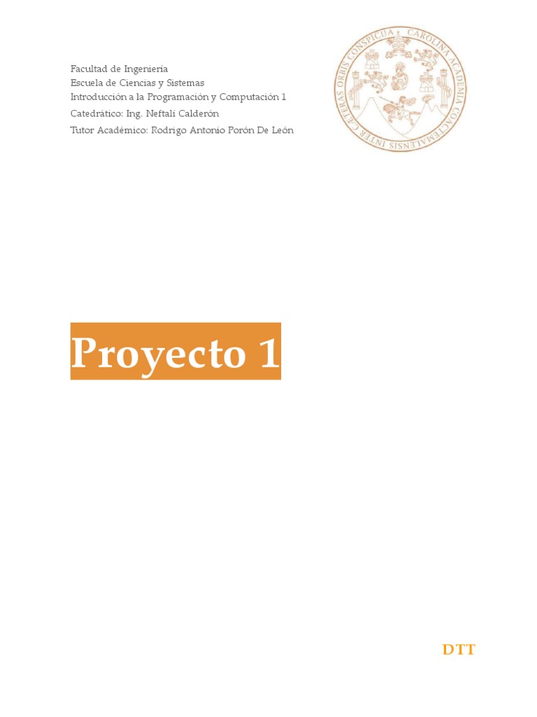 (IPC1) Proyecto1 2S2023 | PDF | Usuario (informática) | Programación de computadoras