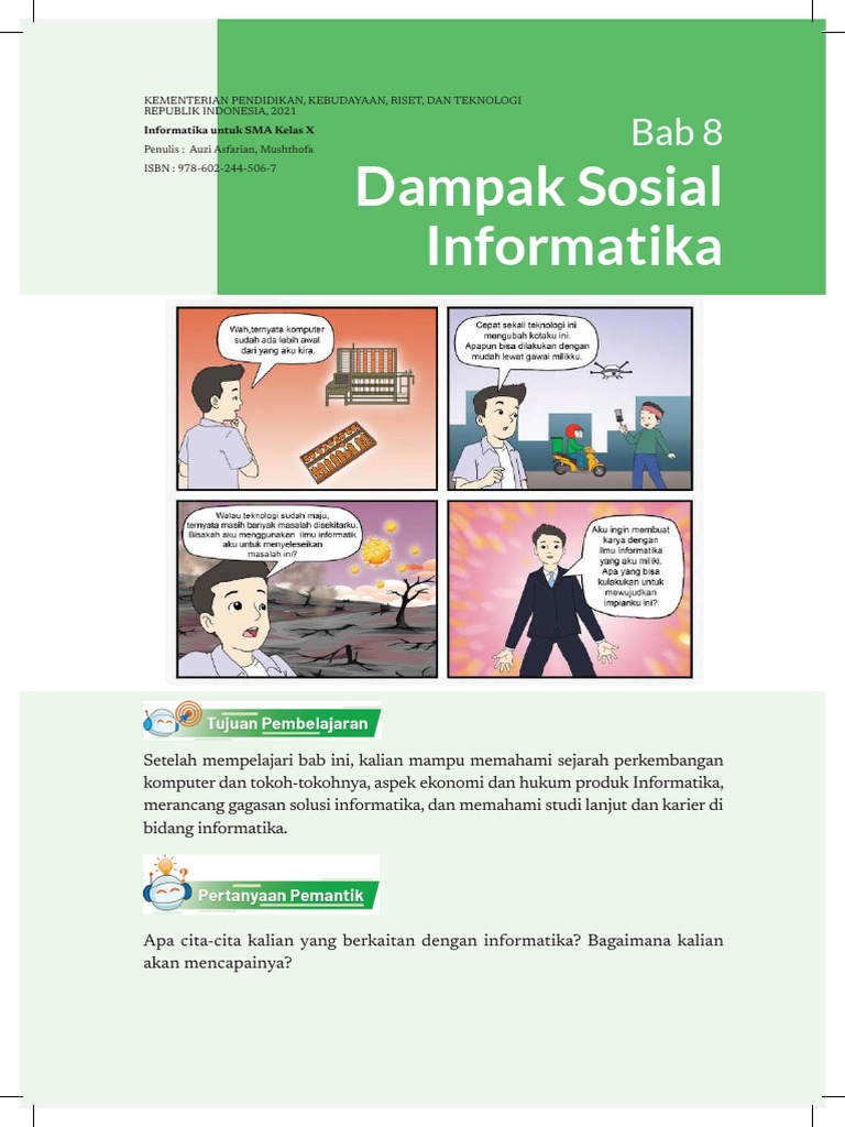 Dampak Sosial Informatika SMA | PDF | Komputer