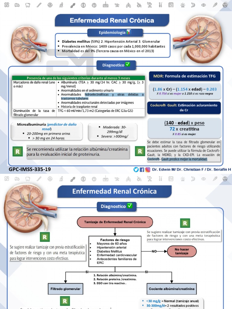 Diagnóstico y Tratamiento de ERC | PDF | Enfermedad renal crónica ...