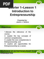 Entrepreneurship Module 1 | PDF | Entrepreneurship | Business Plan