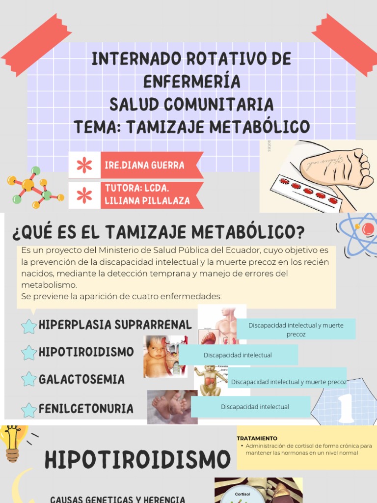 Tamizaje Metabolico | PDF