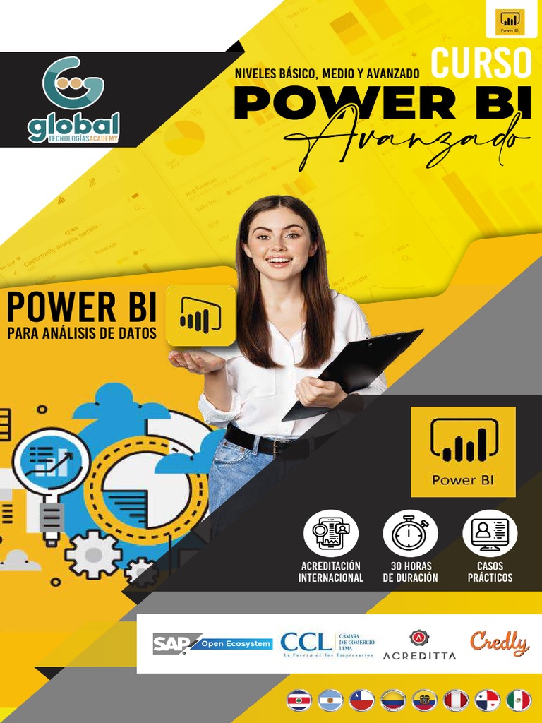 Power Bi Avanzado Brochure Gat RR Compressed | PDF | Informática | Software
