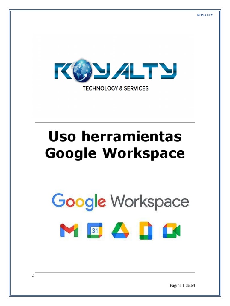 Manual Capacitacion Google Workspace | PDF | Gmail | Informática