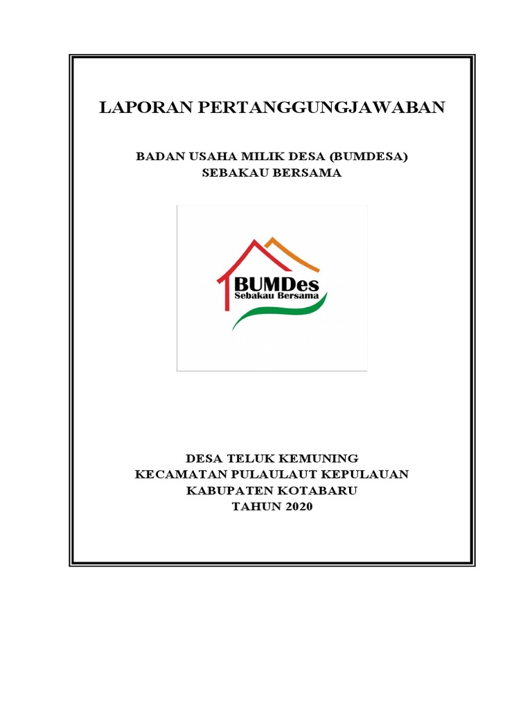 LPJ Bumdes Ok | PDF | Bisnis