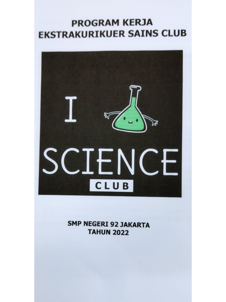 Program Kerja Sains Club | PDF