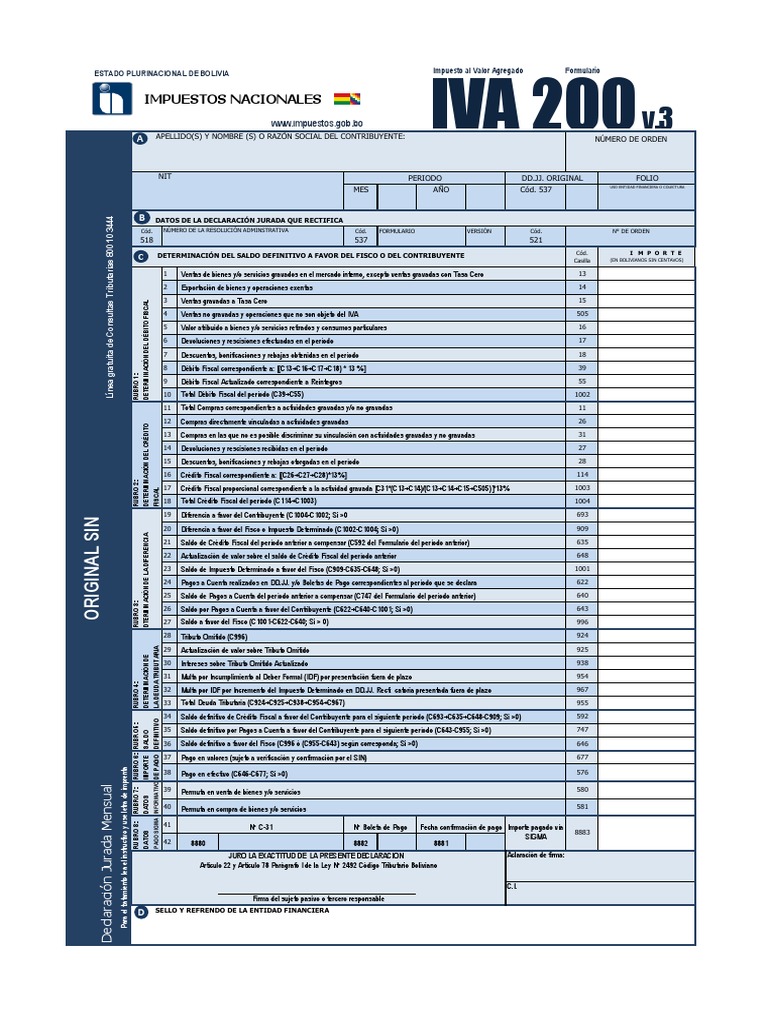 Formulario 200 Iva | PDF