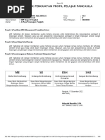 Contoh Rapor P5 | PDF