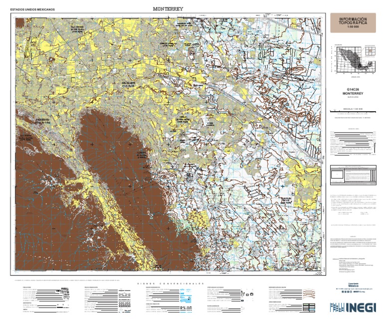 Mapa Monterrey | PDF