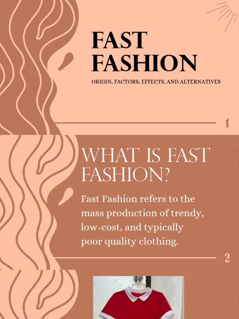 Fast Fashion Presentation | PDF | Clothing | Fashion