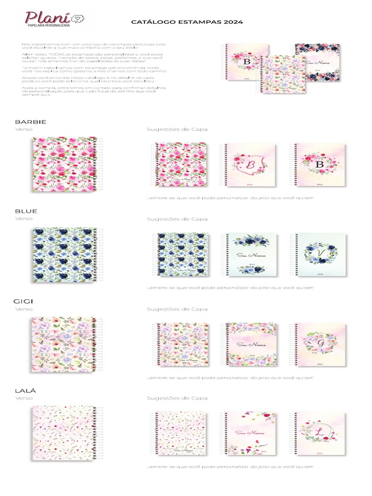 Planí - Catálogo Estampas 2024 | PDF