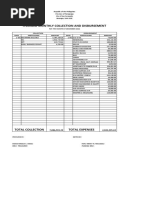 Itemized Monthly Collections and Disbursements | PDF