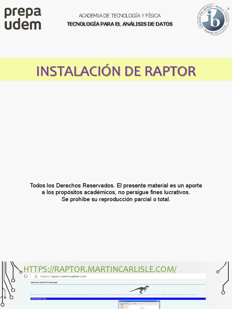 Guía para Instalar Raptor | PDF