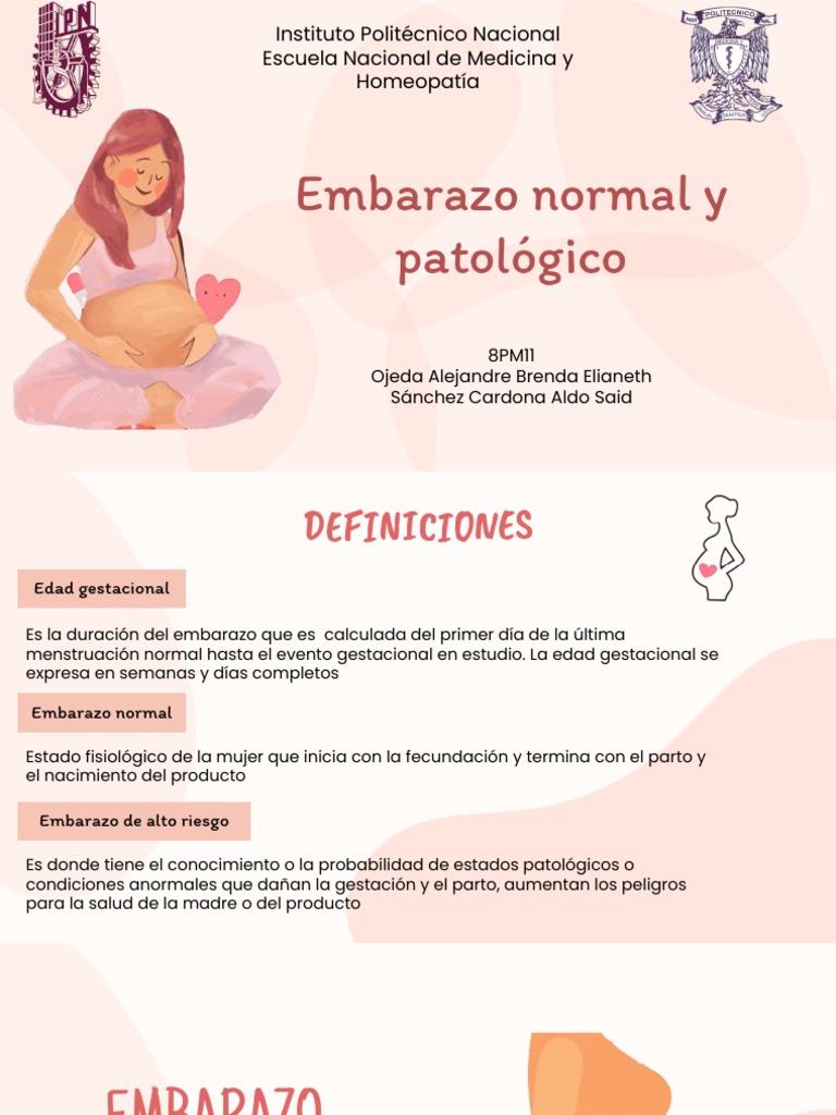 Embarazo normal y patológico | PDF | El embarazo | Menstruación