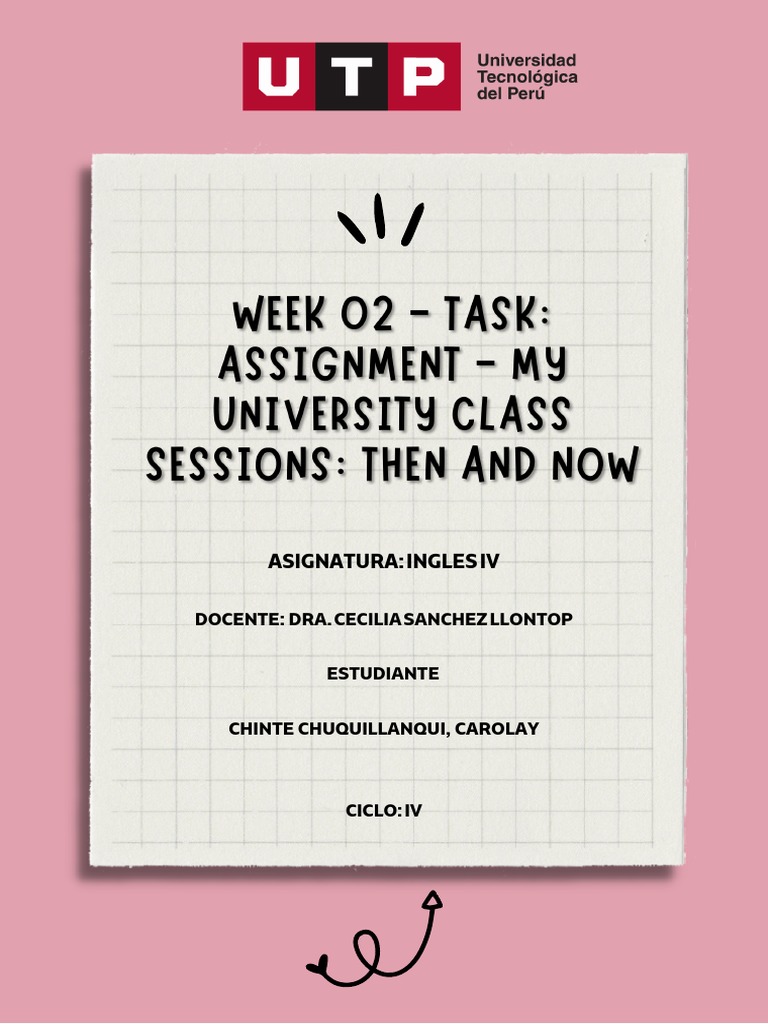 Week 02 - Task Assignment - My University Class Sessions Then and Now | PDF