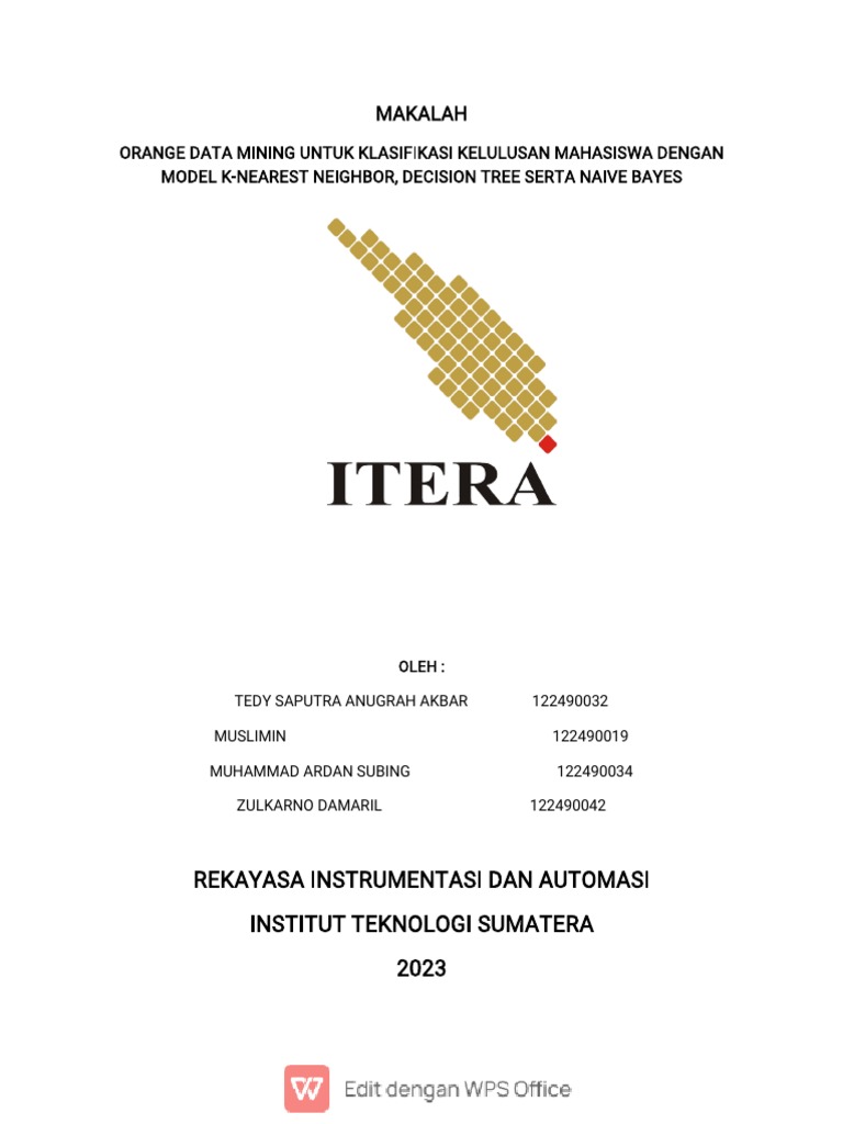 Makalah - Implementasi Orange Data Mining - Fix | PDF