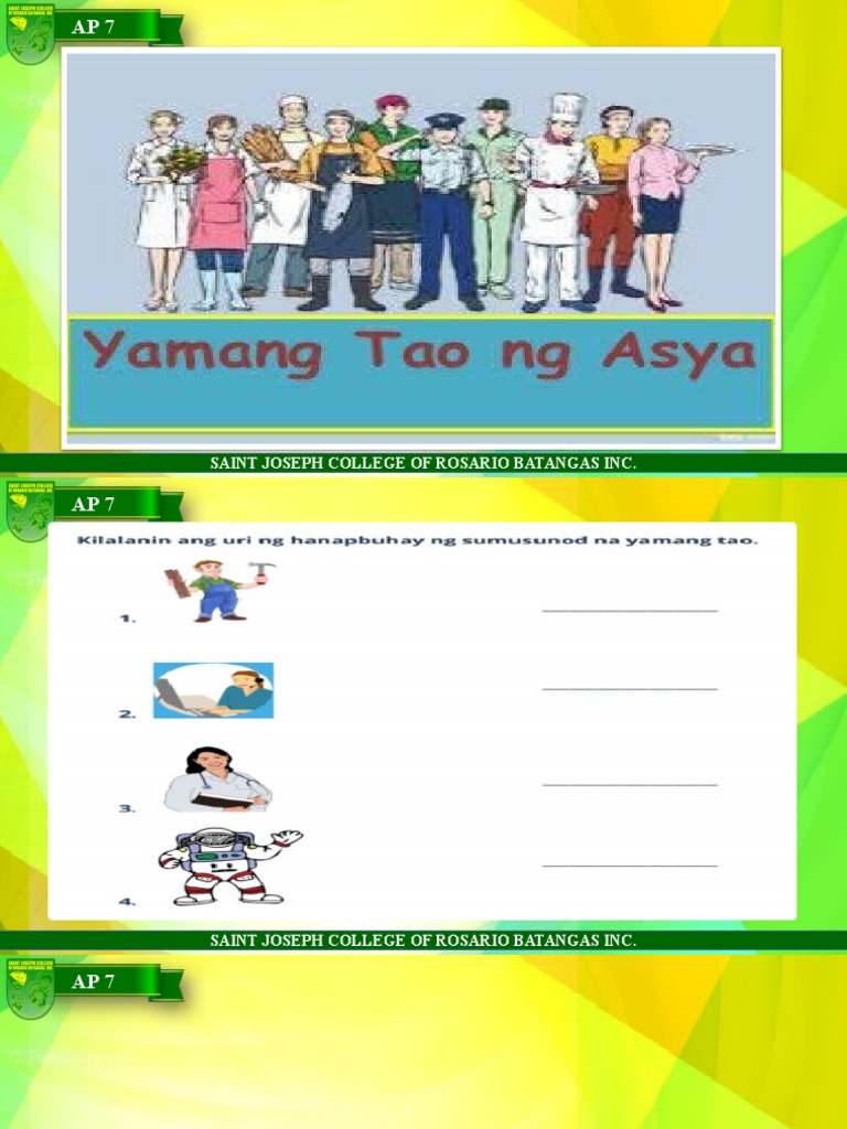 Yamang Tao at Populasyon | PDF