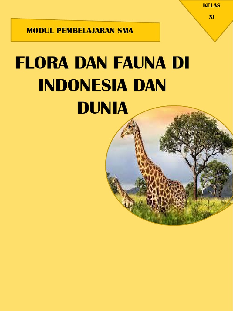 Media Pembelajaran Modul Persebaran Flora Dan Fauna Di Indonesia Dan ...