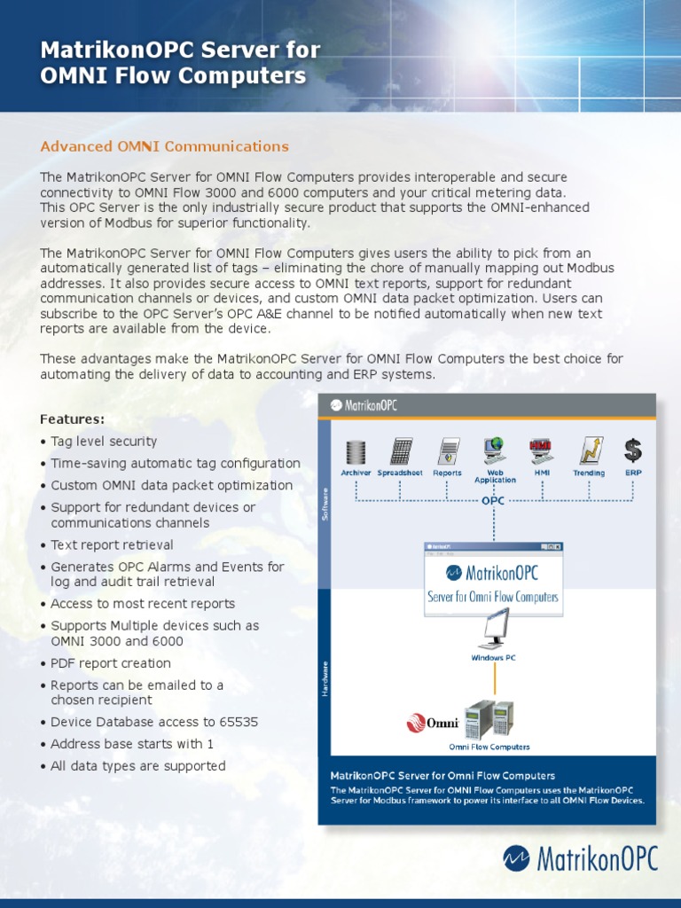 Matrikonopc Server For Omni Flow Computers | Download Free PDF | Server (Computing) | Databases