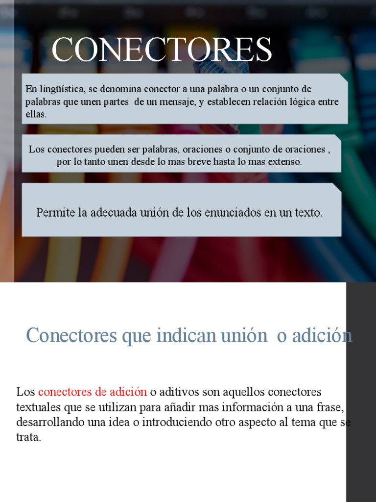 Conectores Textuales y su Uso | PDF | Artes del Lenguaje y Comunicación