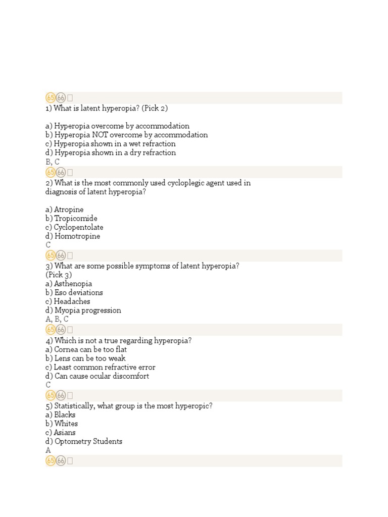 Optometry Pres | PDF | Contact Lens | Visual System