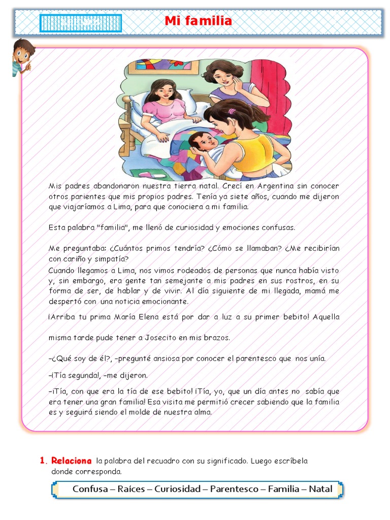 LEEMOS JUNTOS Mi Familia | PDF | Novela negra, policíaca y suspenso