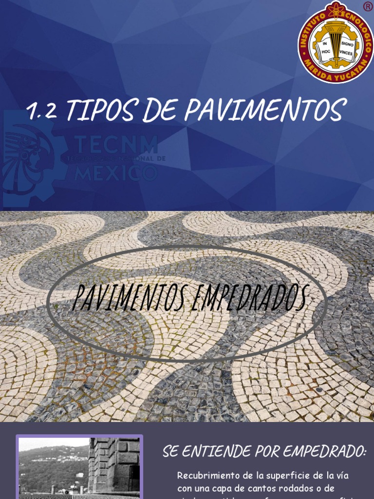 TEMA 1.2. Tipos de Pavimentos (MAT. EXP.) | PDF