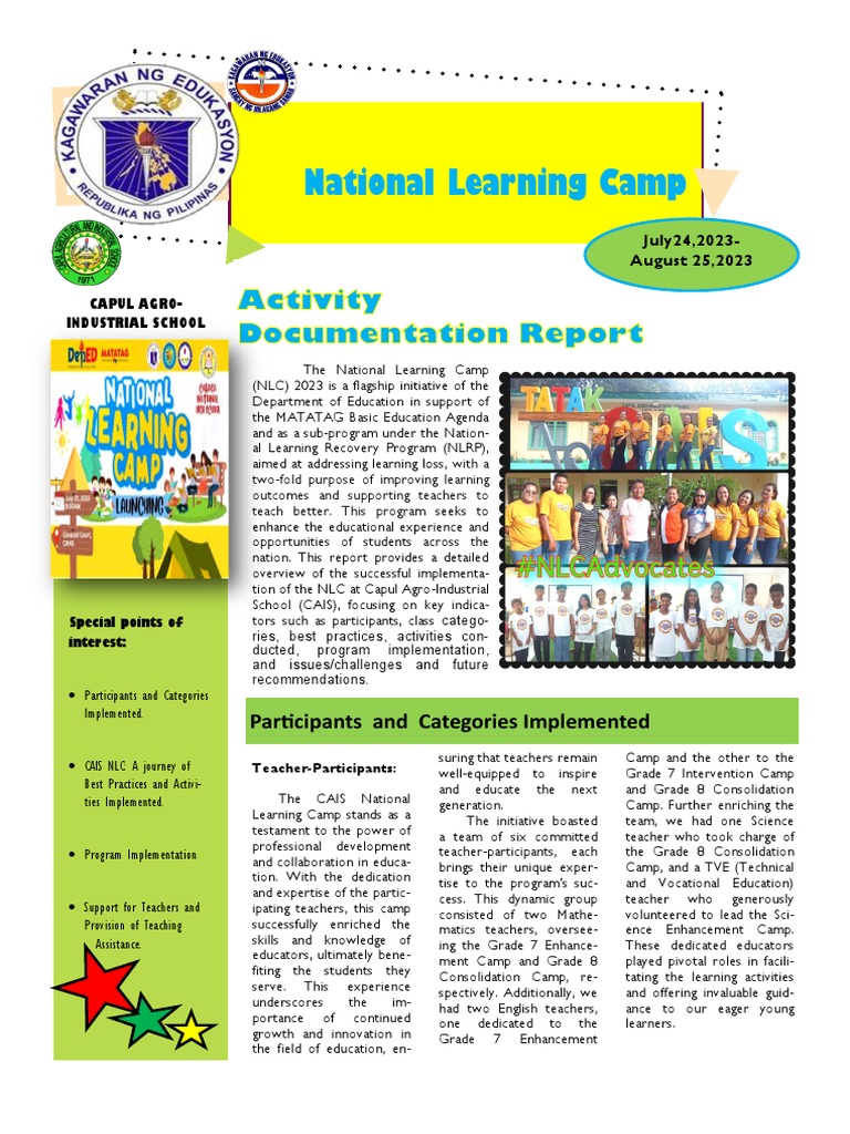 NLC Activity Documentation Report | PDF