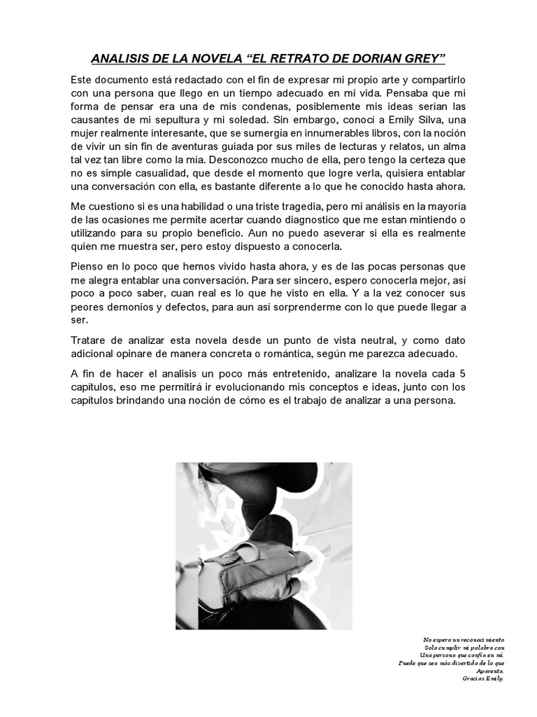 Analisis de La Novela-Emily | PDF | Amor | Muerte