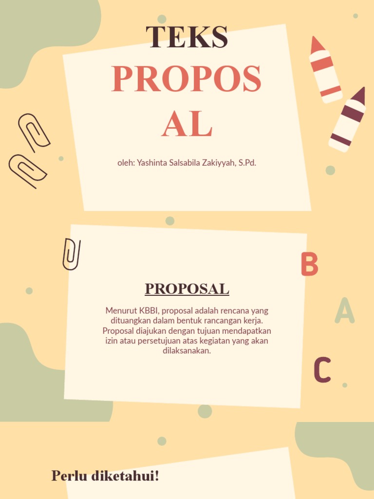 Teks Proposal Materi | PDF | Bisnis