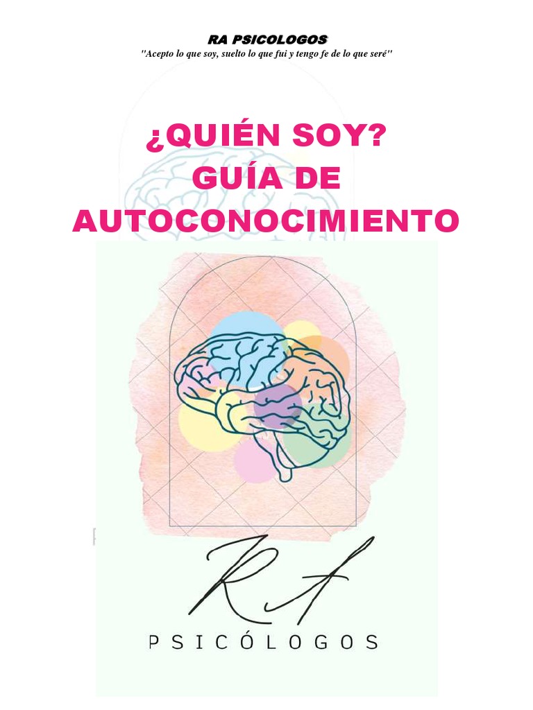 Cuadernillo de Autoconocimiento | PDF | Las emociones | Autoestima