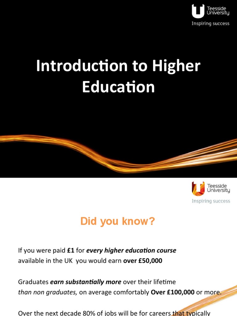 Introduction To Higher Education | PDF