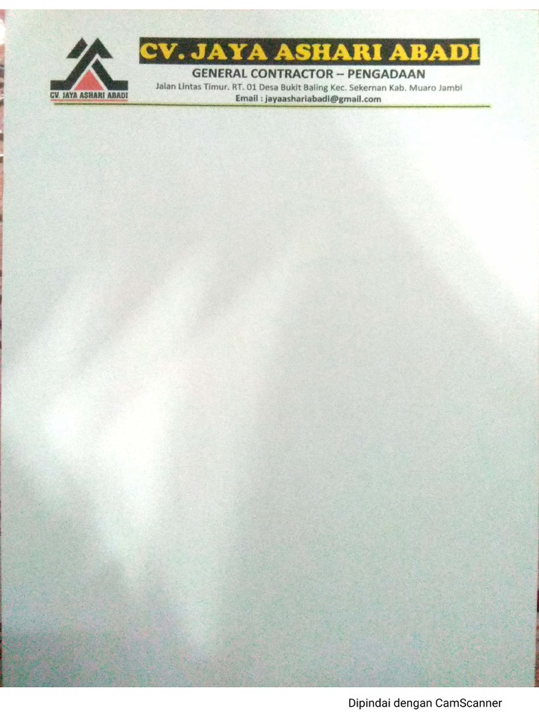 Profil Cv. Jaya Ashari Abadi | PDF