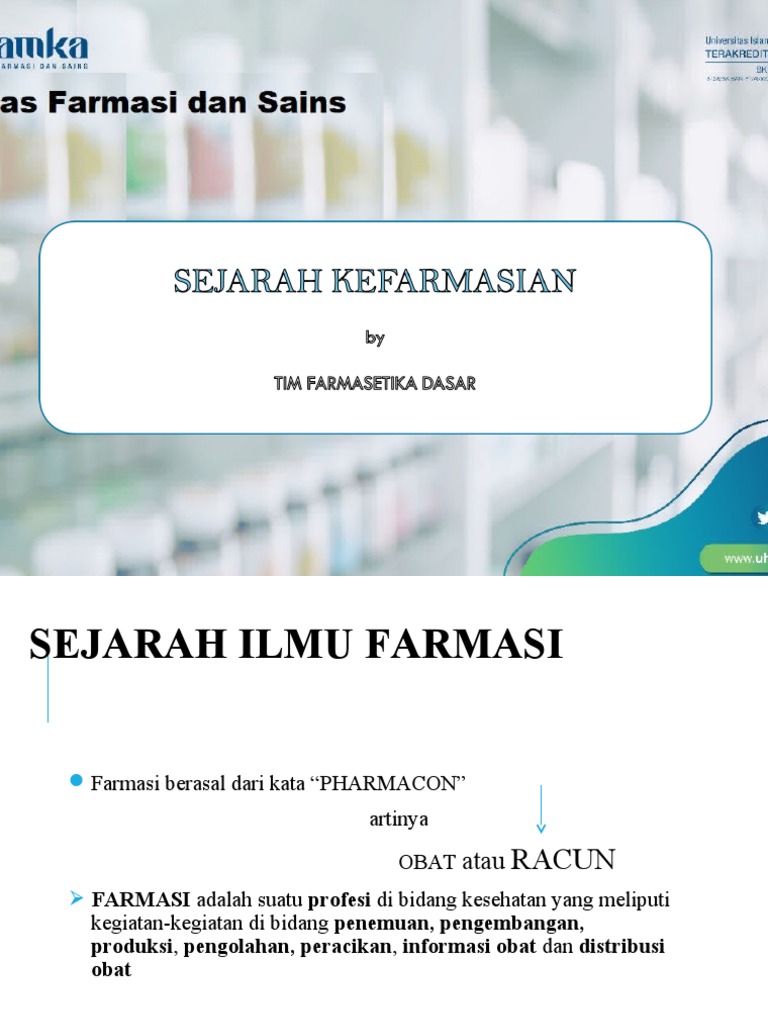Sejarah Farmasi Pdf