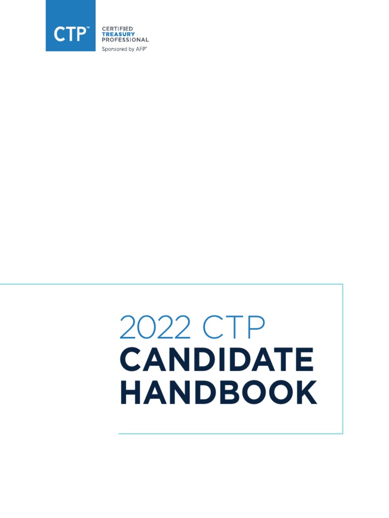 CTP Candidate Handbook | PDF | Debt | Banks