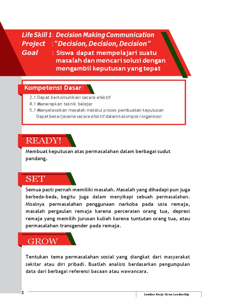 LKS Life Skill 1 | PDF