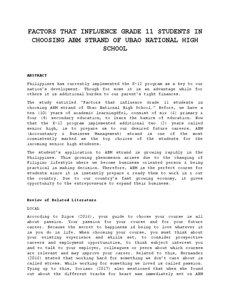 Abm 12 Research | PDF | Methodology | Survey Methodology