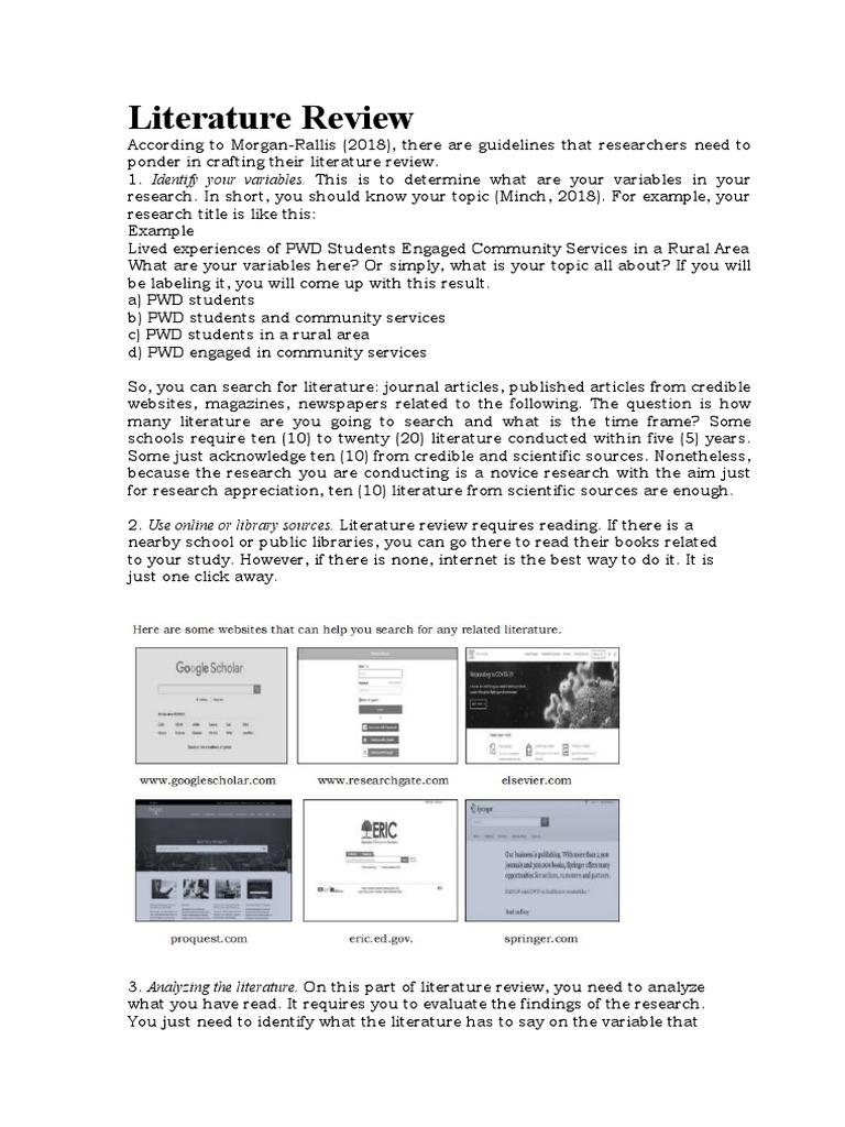 Literature Review | PDF