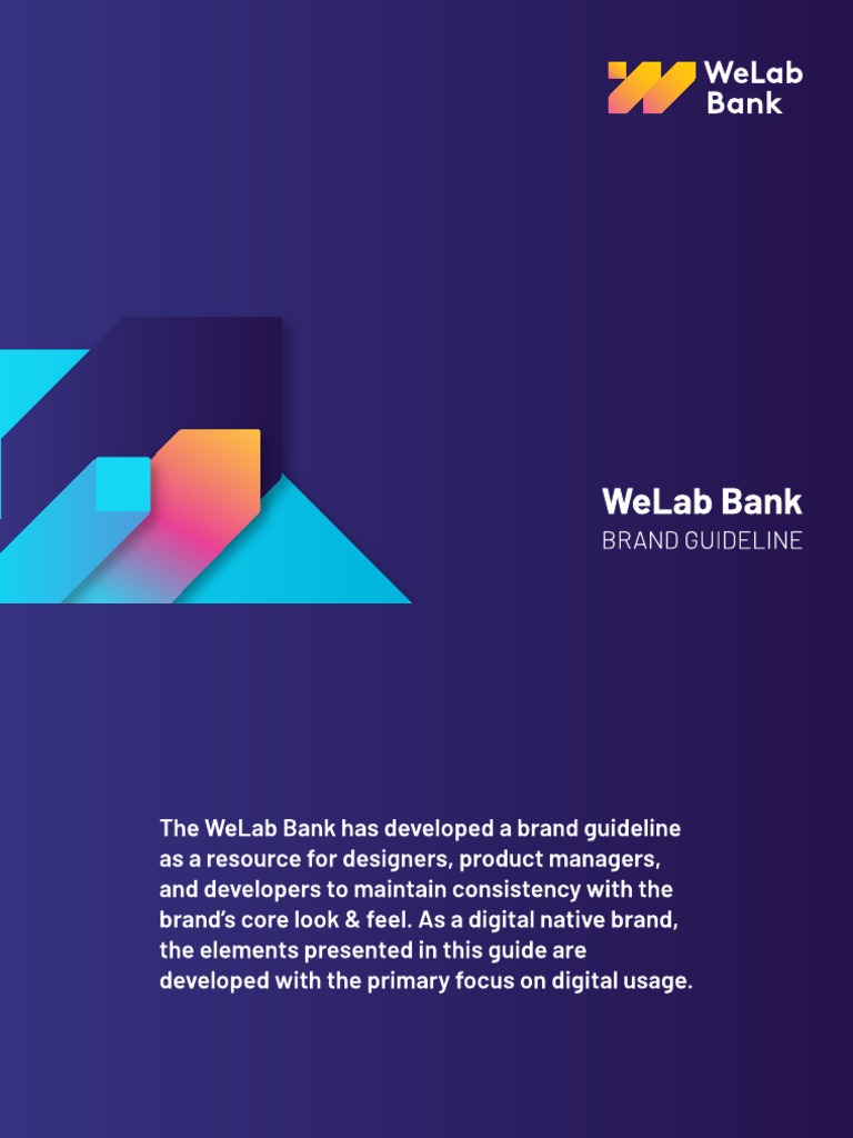 WeLab Bank Brand Guideline - 1208 | PDF