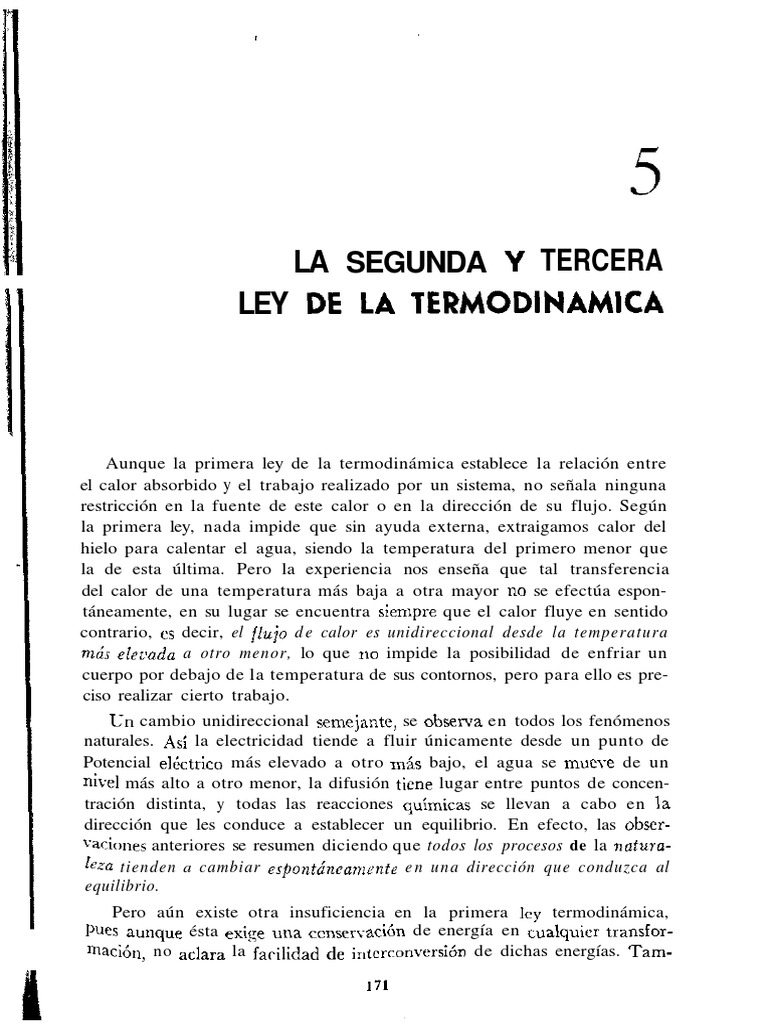 2da Ley Termodinamica Maron y Prutton | PDF | Entropía | Temperatura
