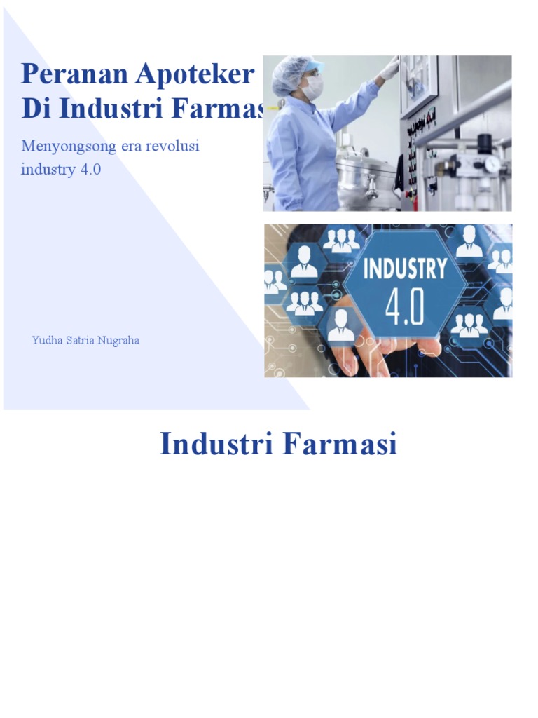Presentasi Peran Apoteker Industri Farmasi | PDF | Pengembangan Diri