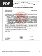 Caste Declaration Format | PDF