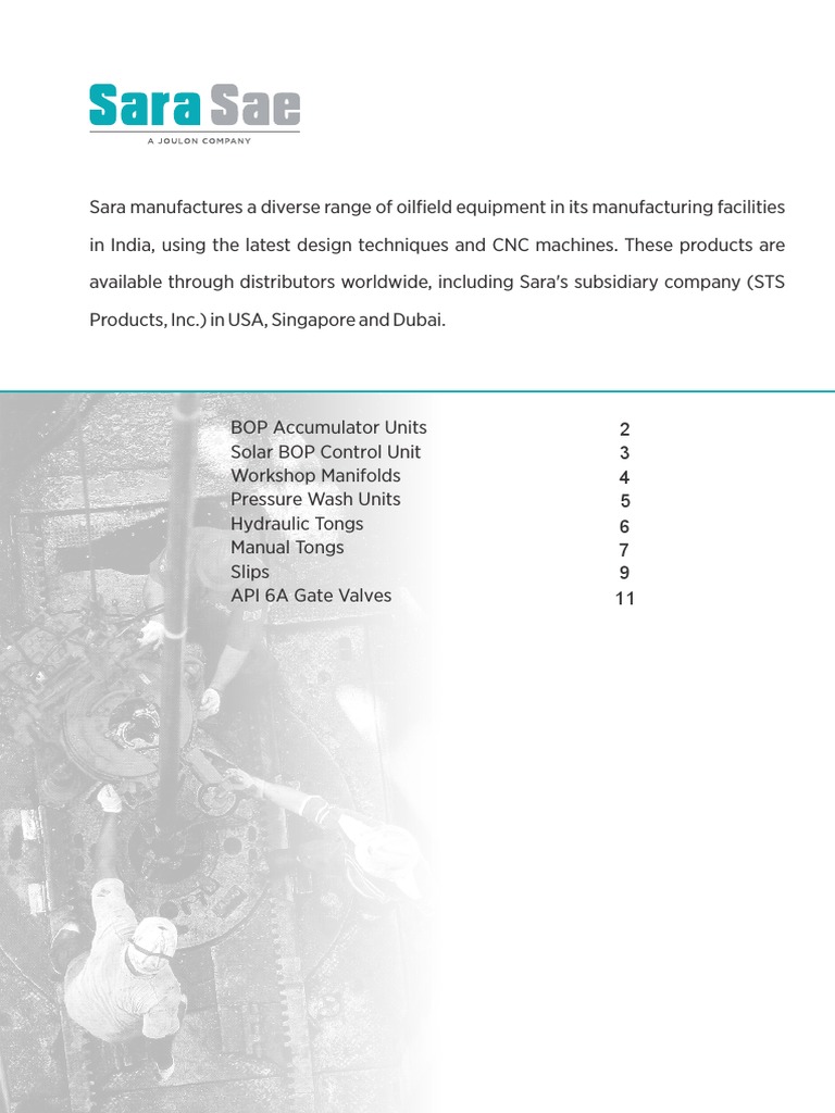 Sara Sae BOP Control & Accumulator Units | PDF | Drilling Rig ...