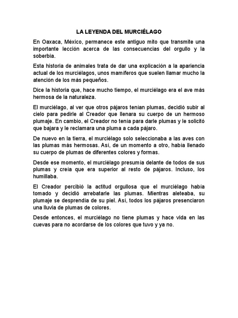 La Leyenda Del Murciélago Pdf