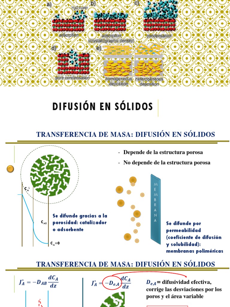 Difusion en Sólidos | PDF | Difusión | Gases