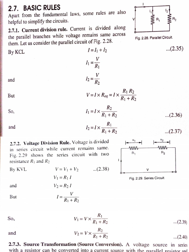Module-1. 2 | PDF | Series And Parallel Circuits | Electrical Network