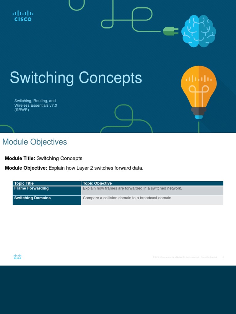 1b. Switching Concepts - Rev 2022 | PDF | Network Switch | Computer Engineering