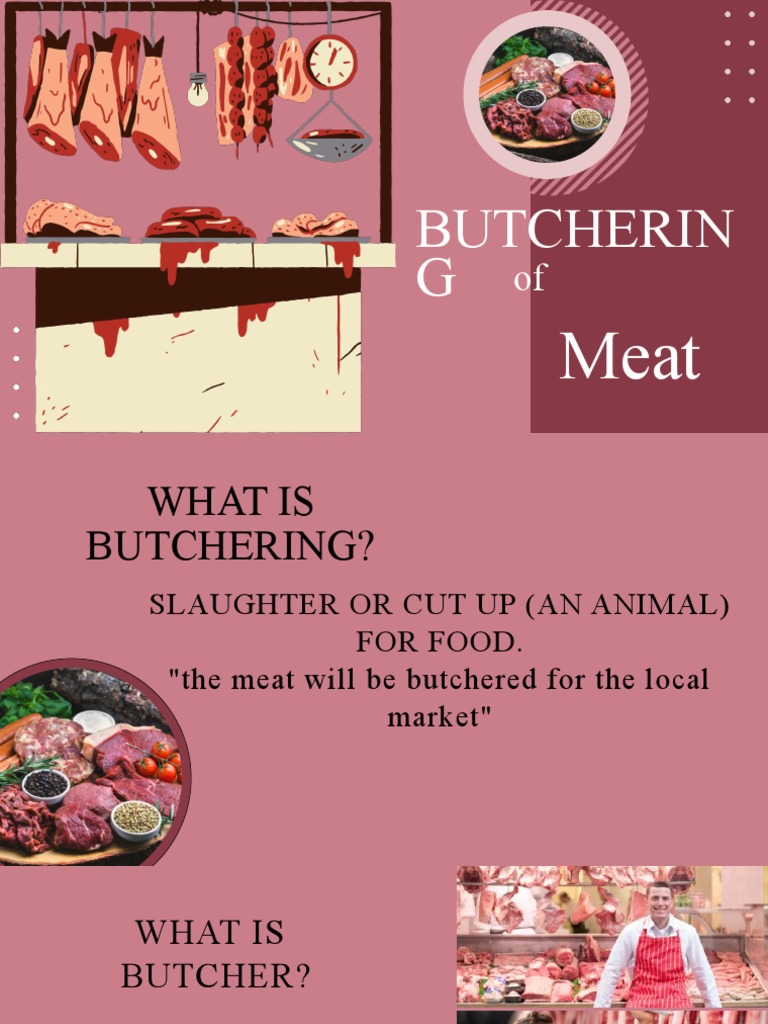 Butchering | PDF | Beef | Steak