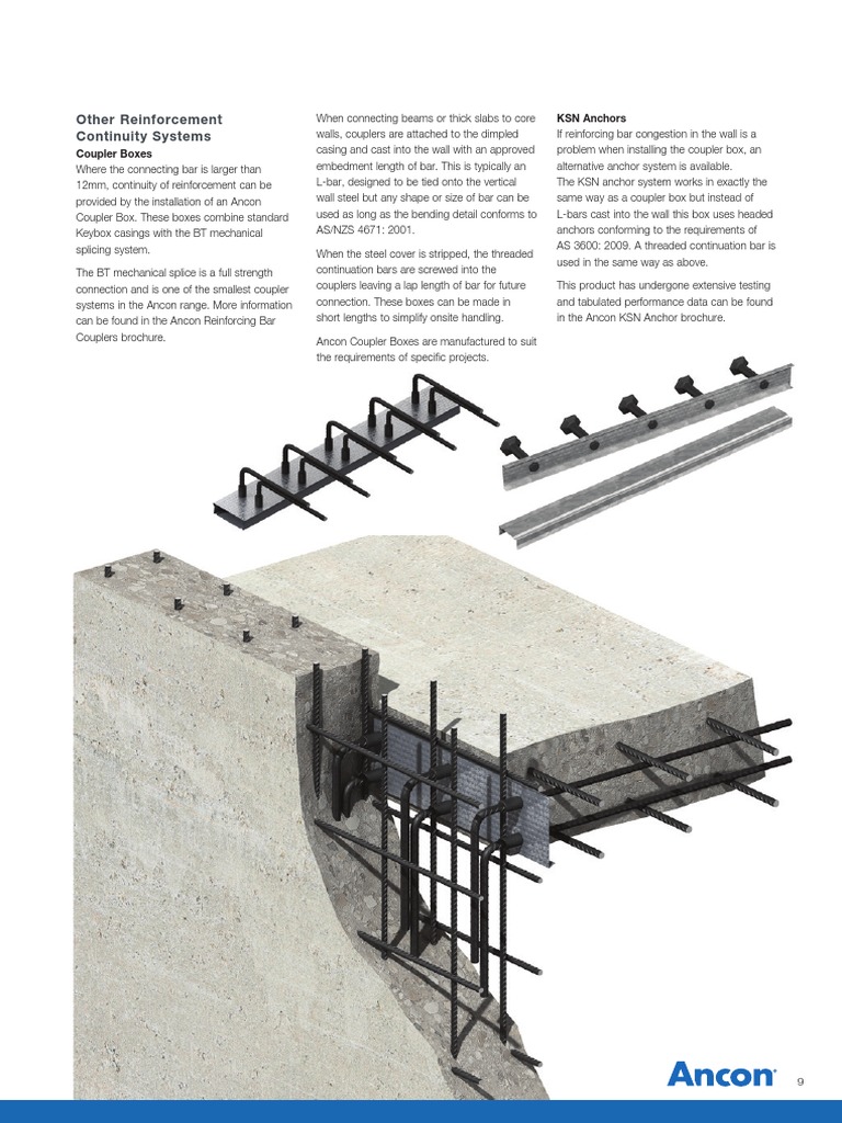 Leviat Ancon Keybox Reinforcement Continuity Systems (1) 9 | PDF