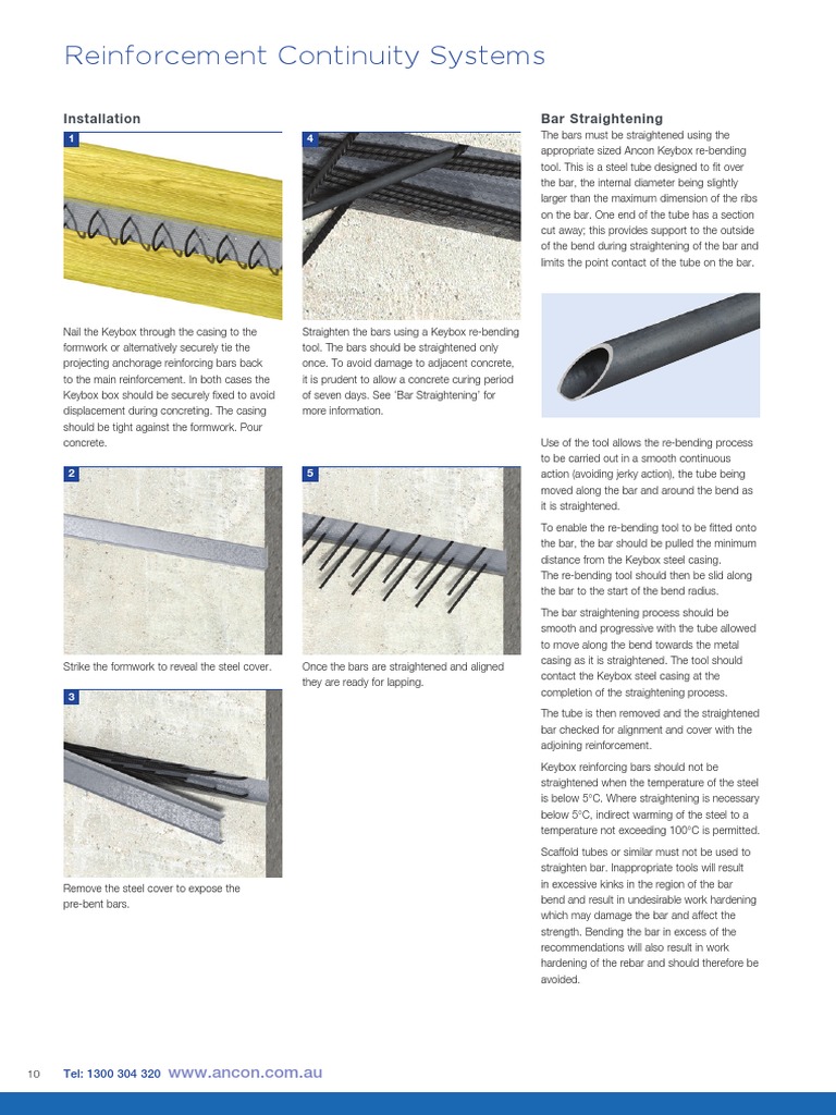 Leviat Ancon Keybox Reinforcement Continuity Systems (1) 10 | PDF