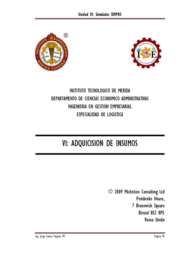 TS304 Adquicision de Insumos Materiales | PDF